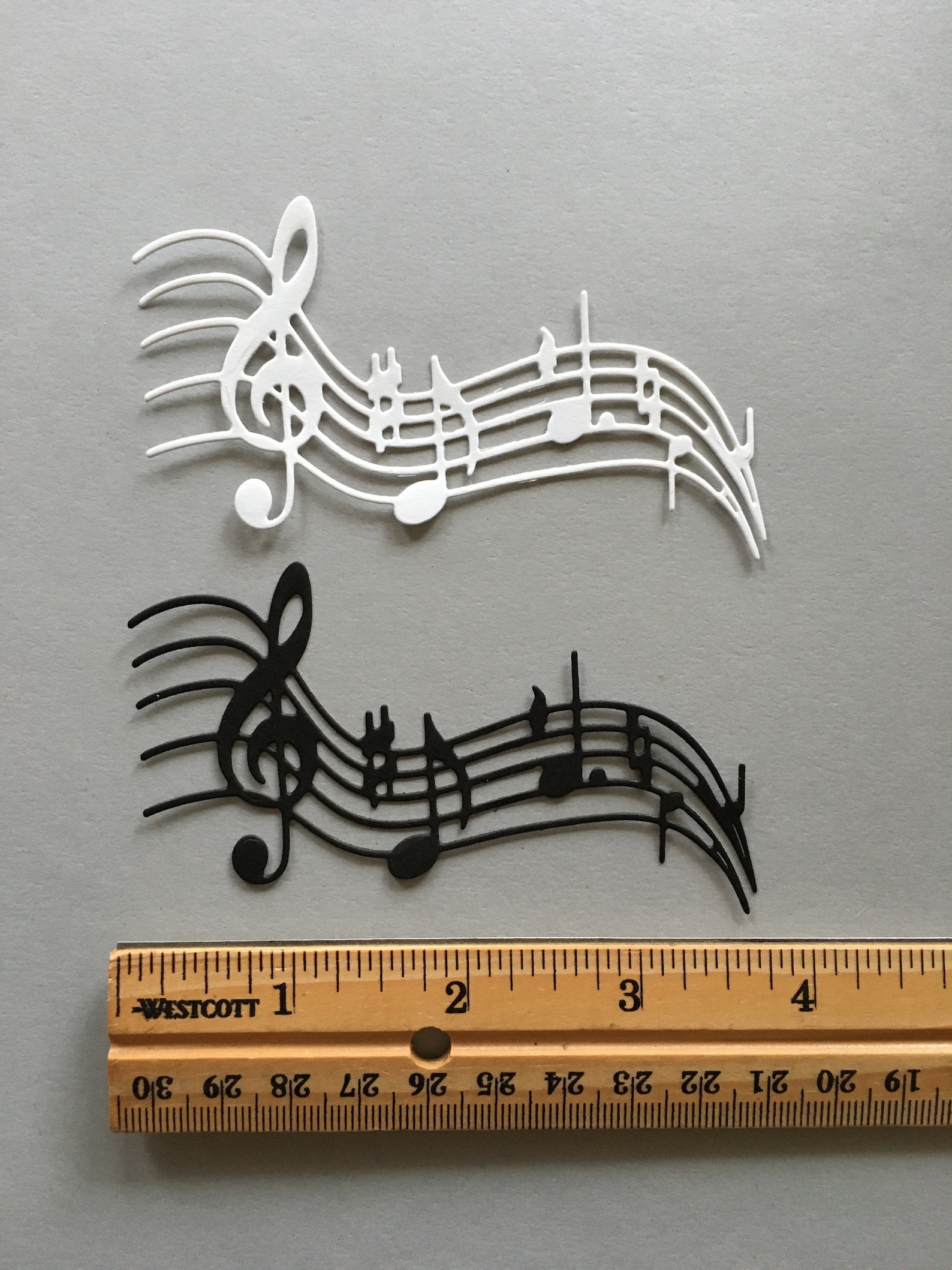 Music Note Die Cut Embellishment for Scrapbooking & Card Making ~ Party ...