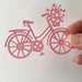 Paper Bicycle Die Cut Embellishment for Scrapbooking, Card Making ...