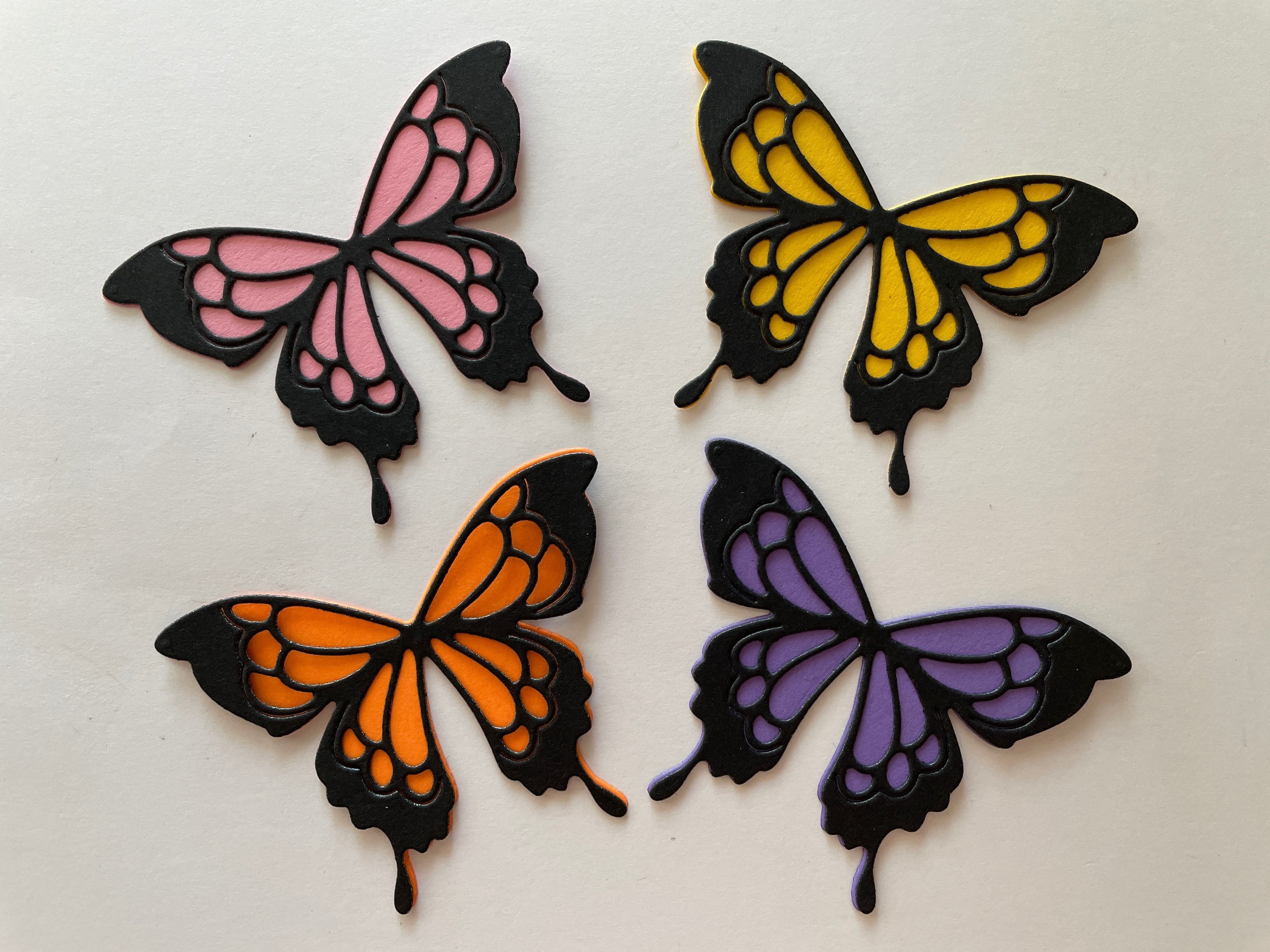 Butterfly Paper Die Cut, Butterfly Paper Cut Outs, for Scrapbooking and ...