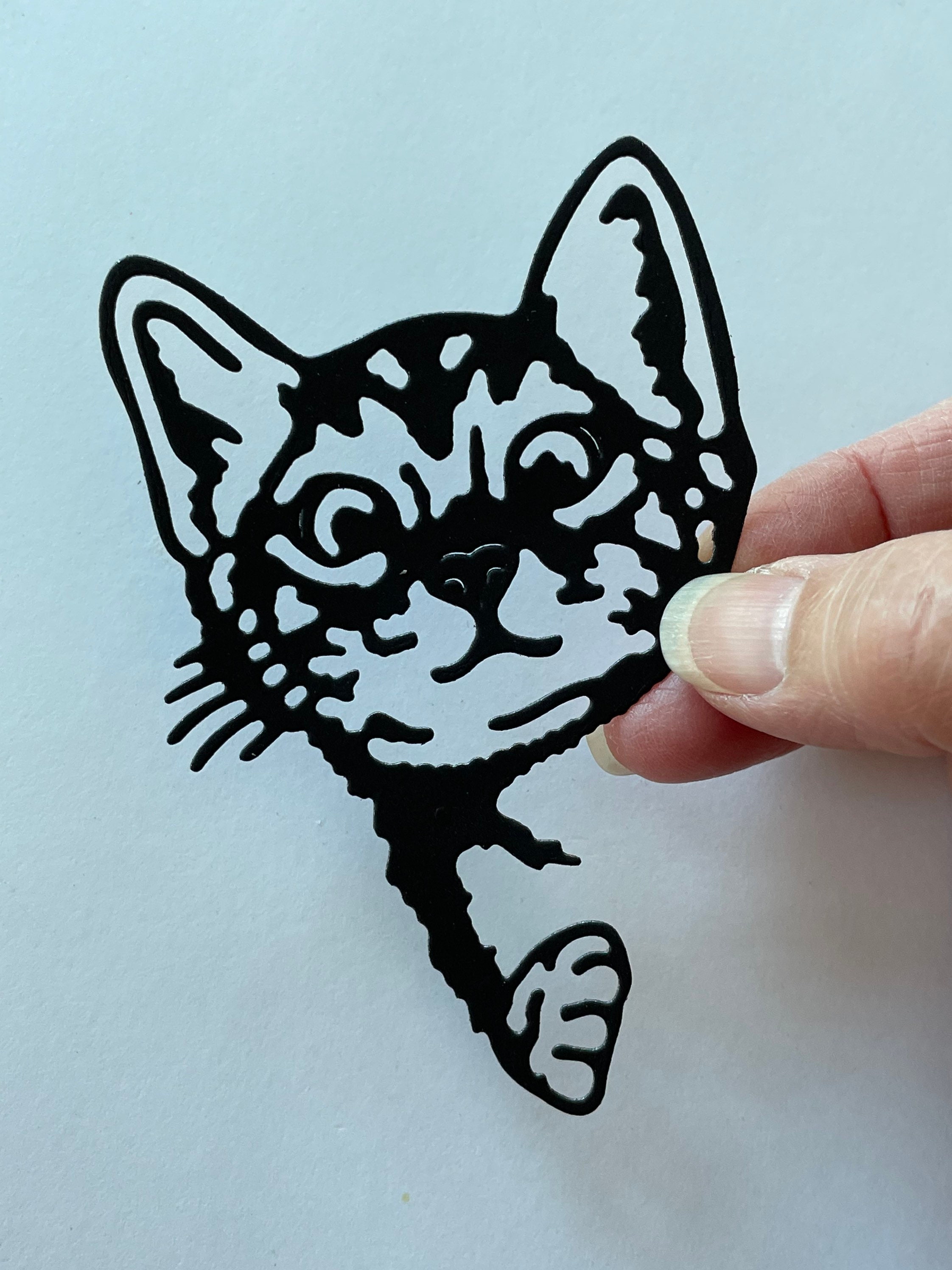 Cat Die Cut ~ Paper Cut Out ~ Card Embellishment ~ Scrapbook ...