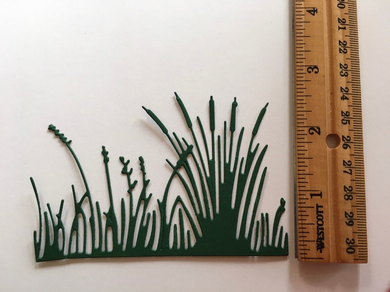 Cattail Grass Paper Die Cut Embellishment for Scrapbooking, Card Making ...