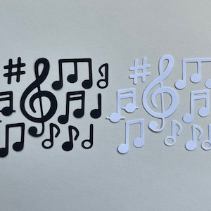 22pc. Music Note Die Cut Embellishment Set for Scrapbooking & Card ...