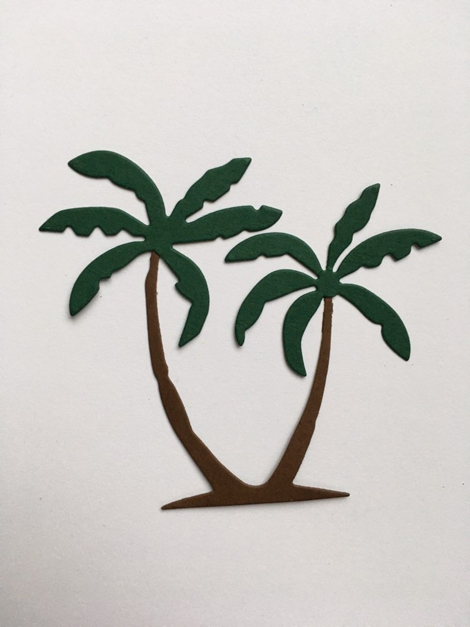 Palm Tree Paper Die Cut Embellishment ~ Scrapbooking ~ Card Making ...