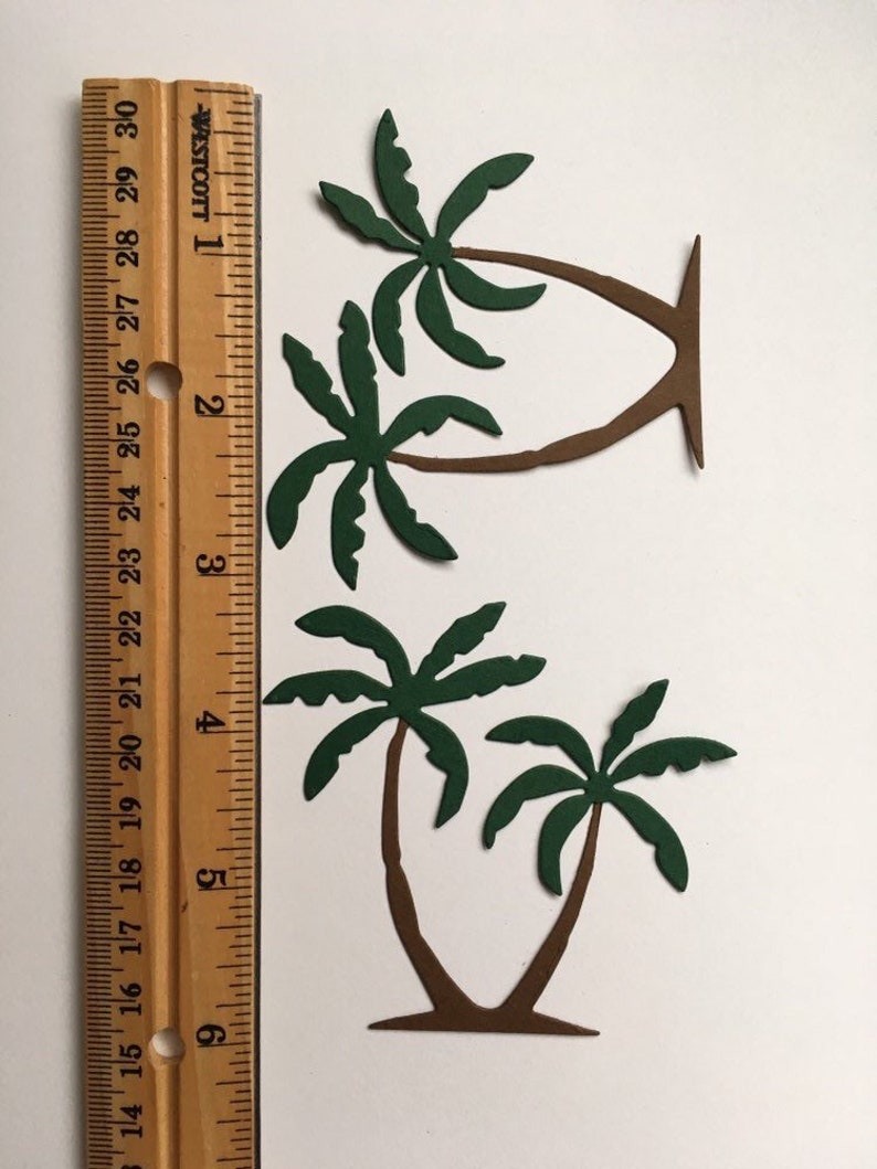 Palm Tree Paper Die Cut Embellishment ~ Scrapbooking ~ Card Making ...