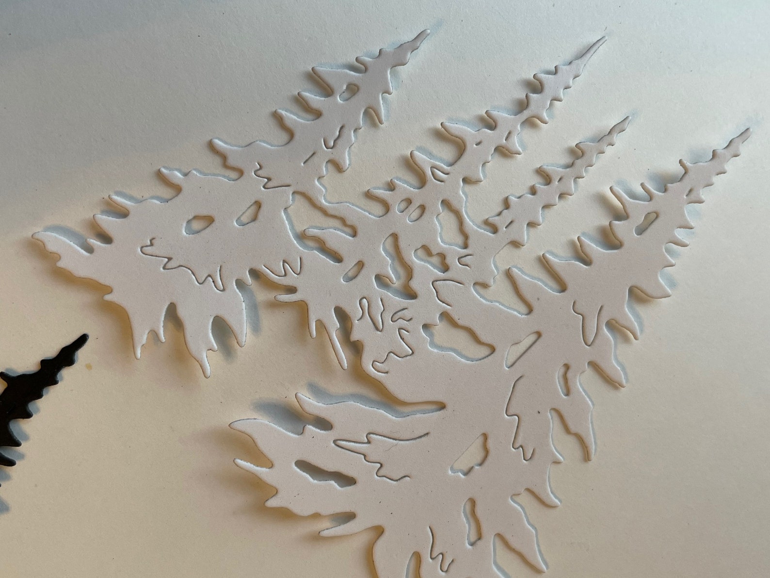 Pine Tree Paper Die Cuts, Card Front, Tree Cut Outs, for Card Making ...