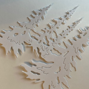 Pine Tree Paper Die Cuts, Card Front, Tree Cut Outs, for Card Making ...