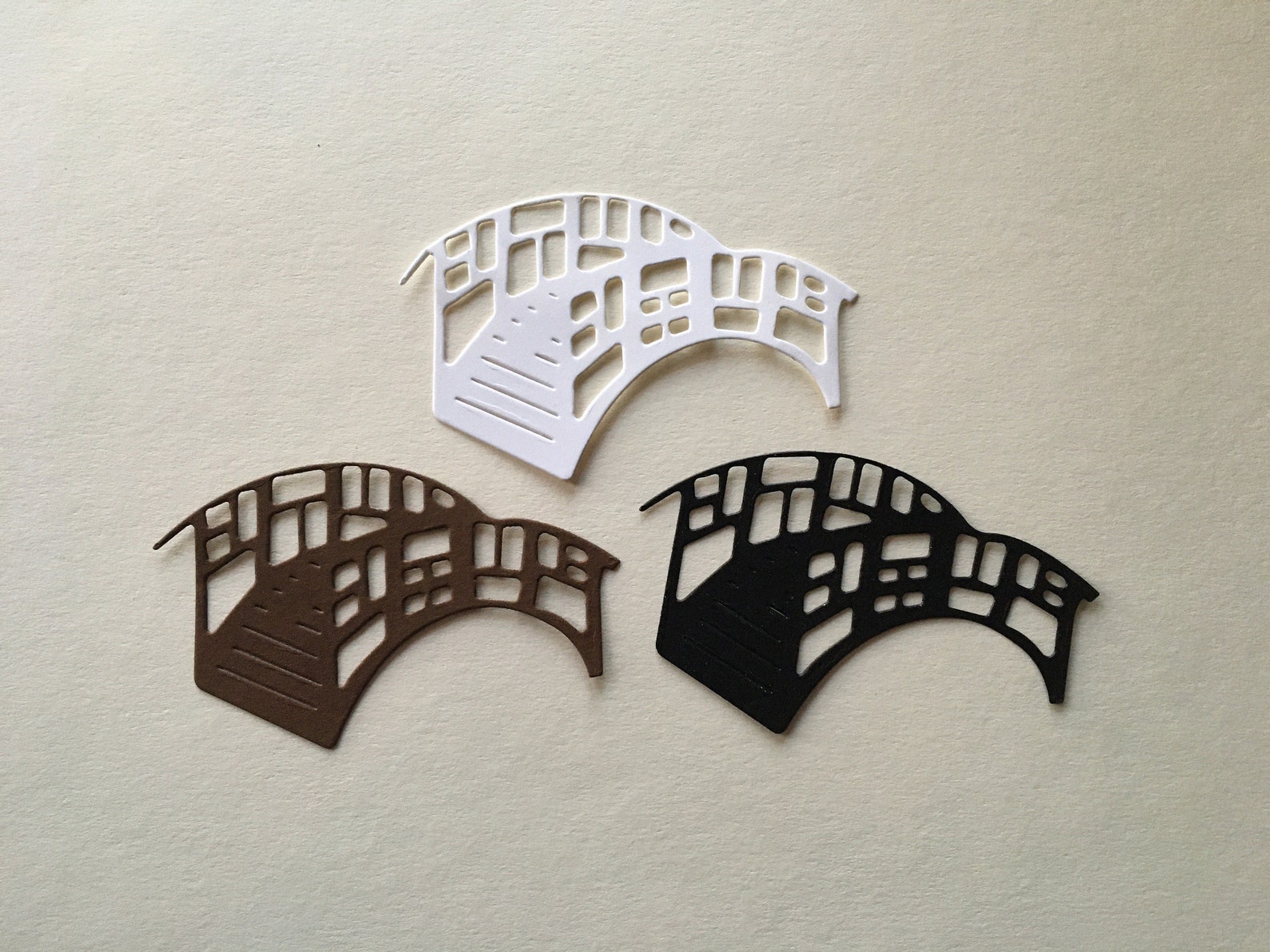 Bridge Die Cut Embellishment for Scrapbooking, Card Making, Card Front ...