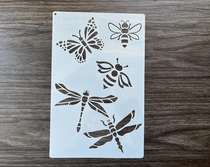 Reusable Plastic Mylar Insects Stencil Pattern / Art Stencil / Craft ...