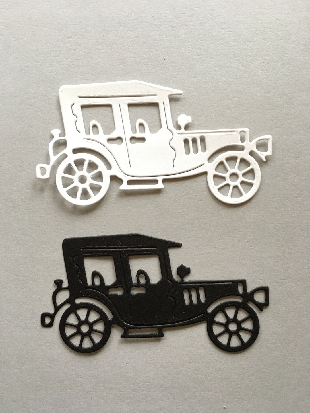 Old Vintage Car Die Cut Embellishment for Scrapbooking, Card Making ...