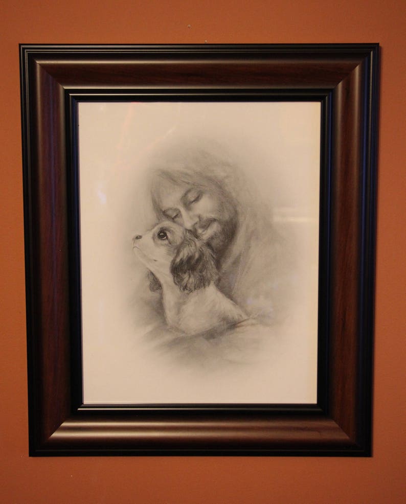 Cavalier King Charles Spaniel With Jesus, King Cavalier, Cocker Spaniel ...