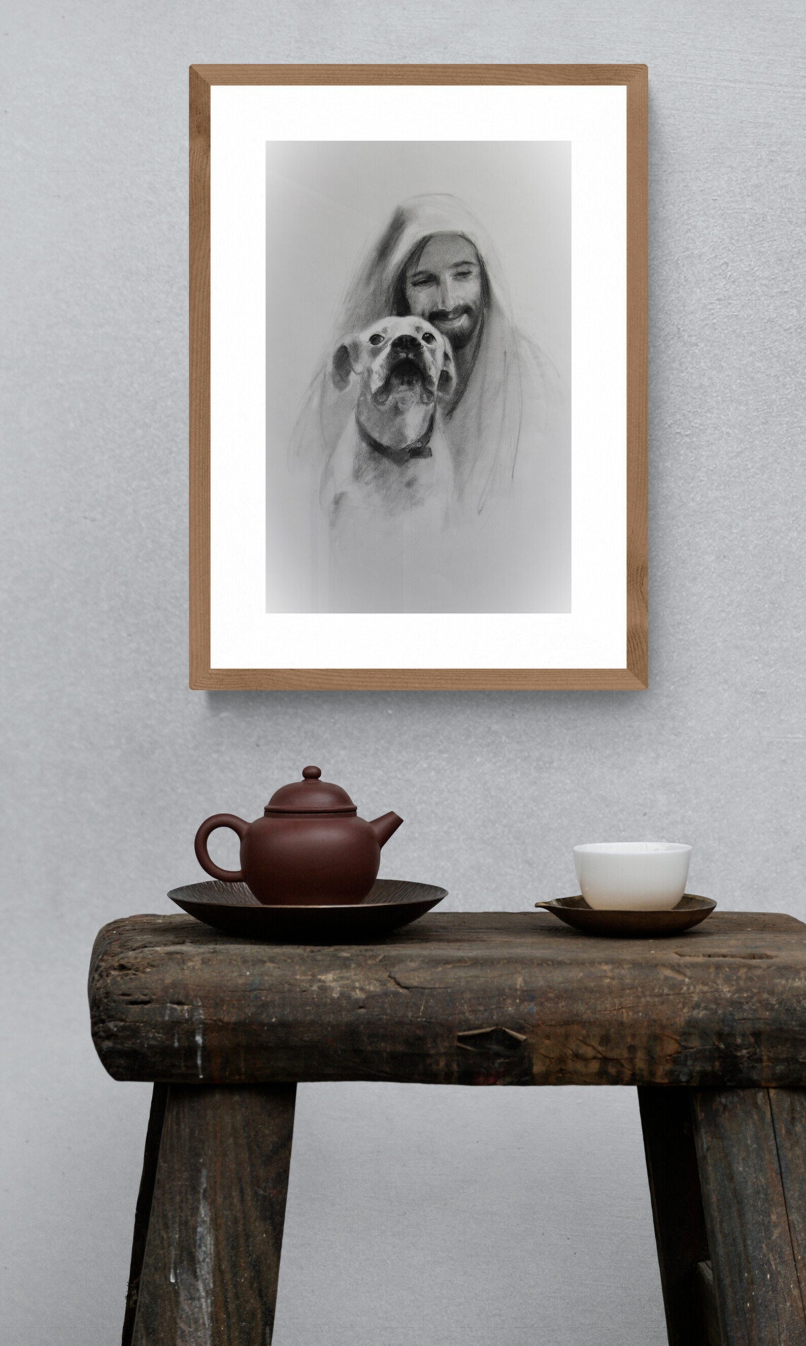 Boxer With Jesus. the Old Boxer - Etsy
