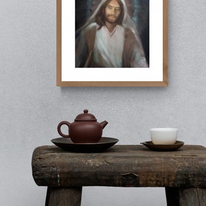 Jesus Christ Painting, Calling With God's Love, Christian Wall Art - Etsy