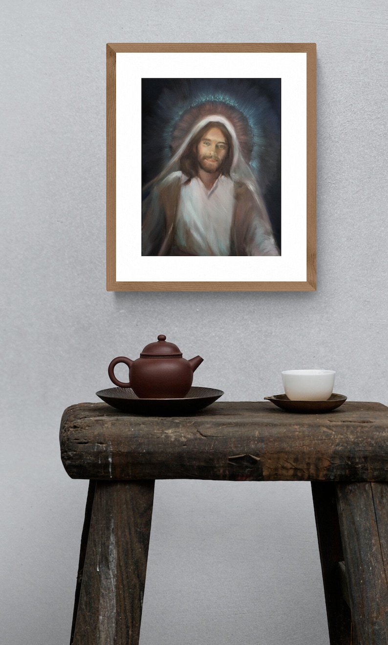 Jesus Christ Painting Calling With God's Love Christian - Etsy