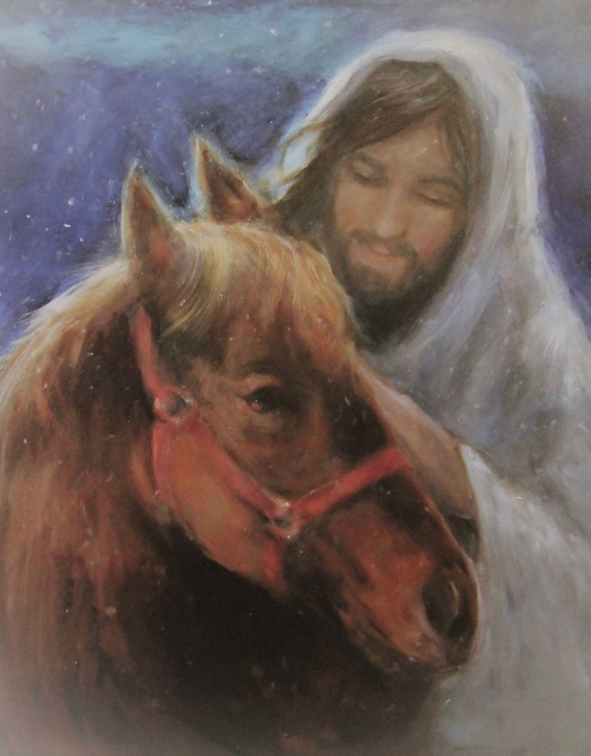 Horse With Jesus | Etsy