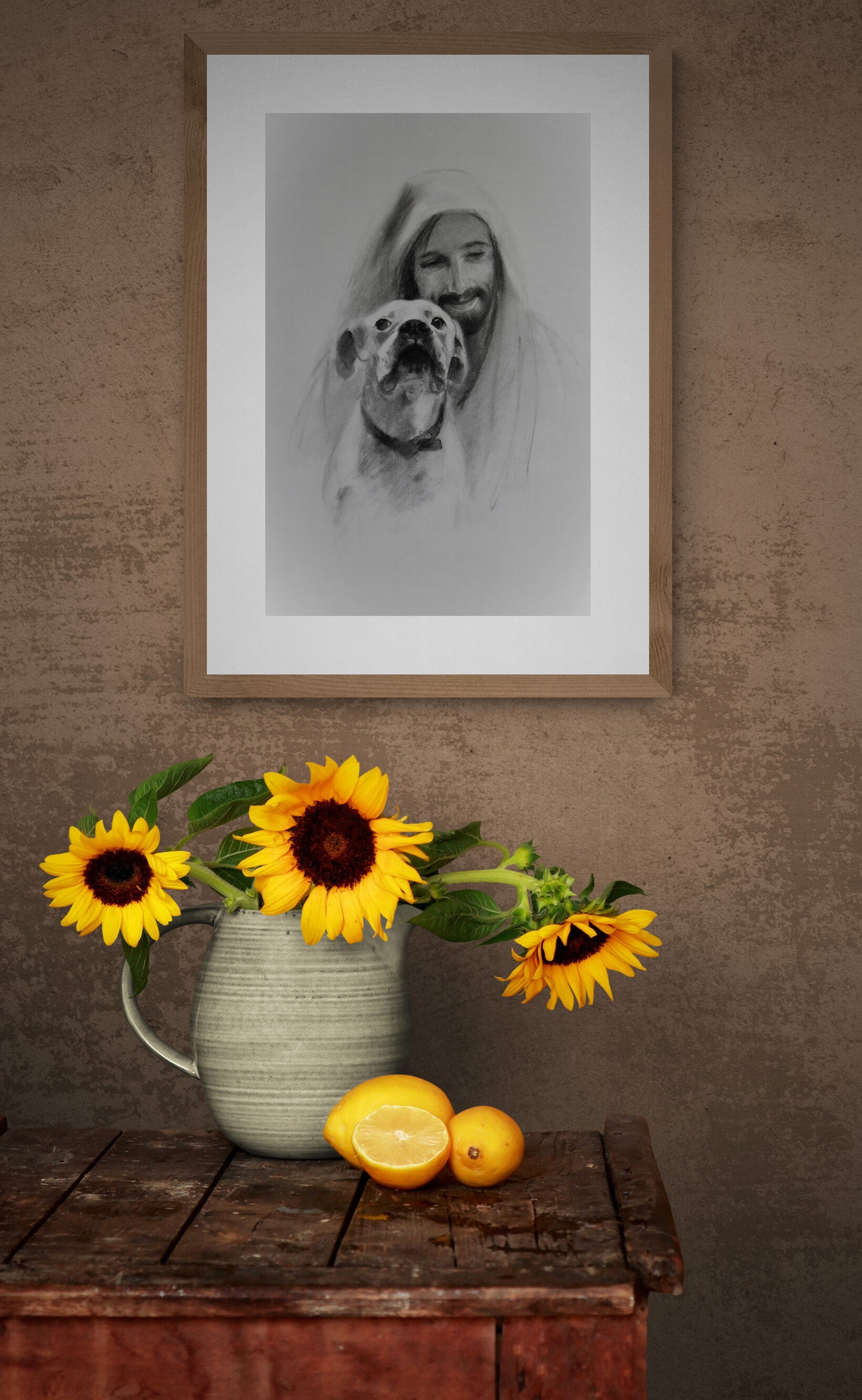 Boxer With Jesus. the Old Boxer - Etsy