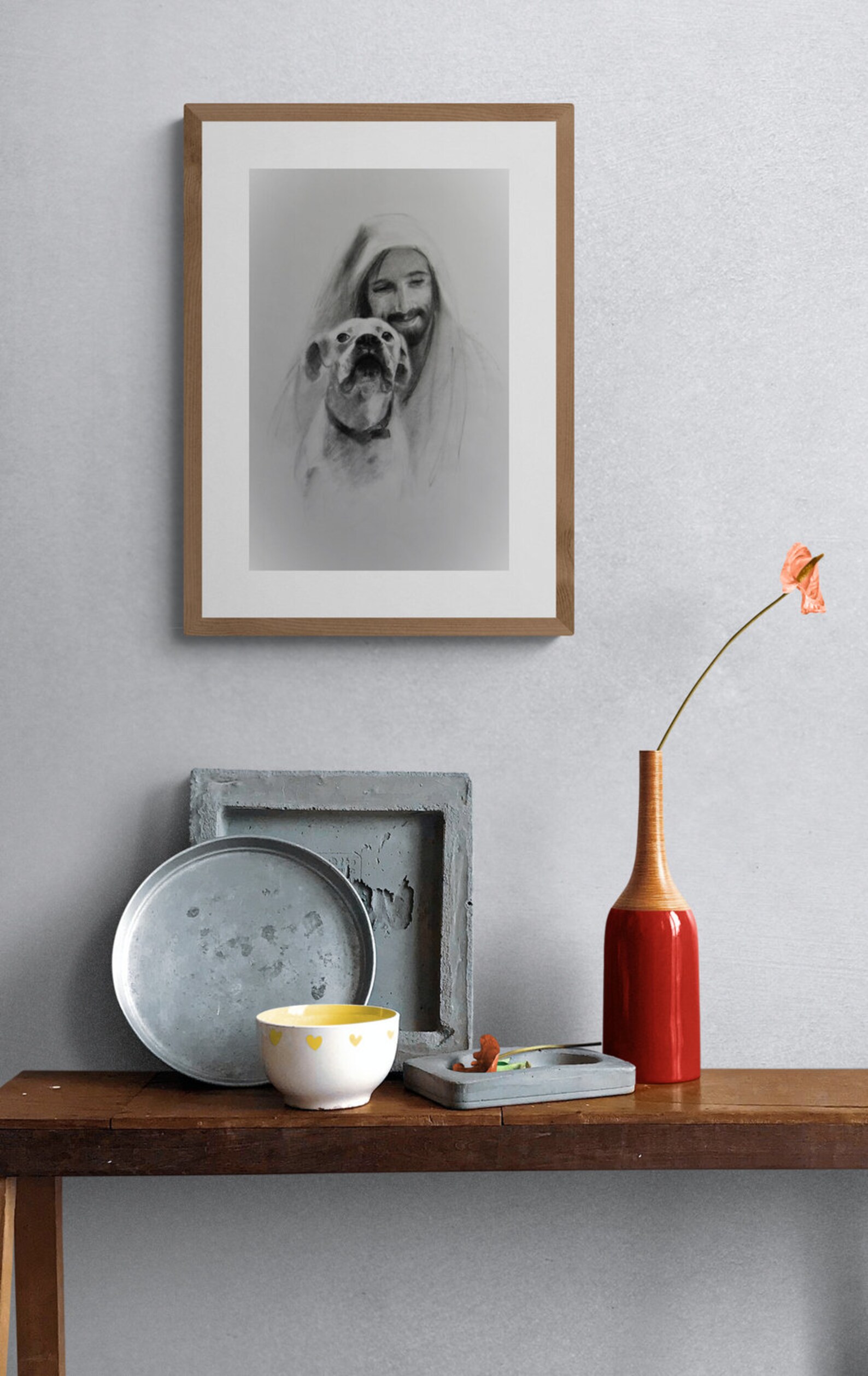 Boxer With Jesus. the Old Boxer - Etsy