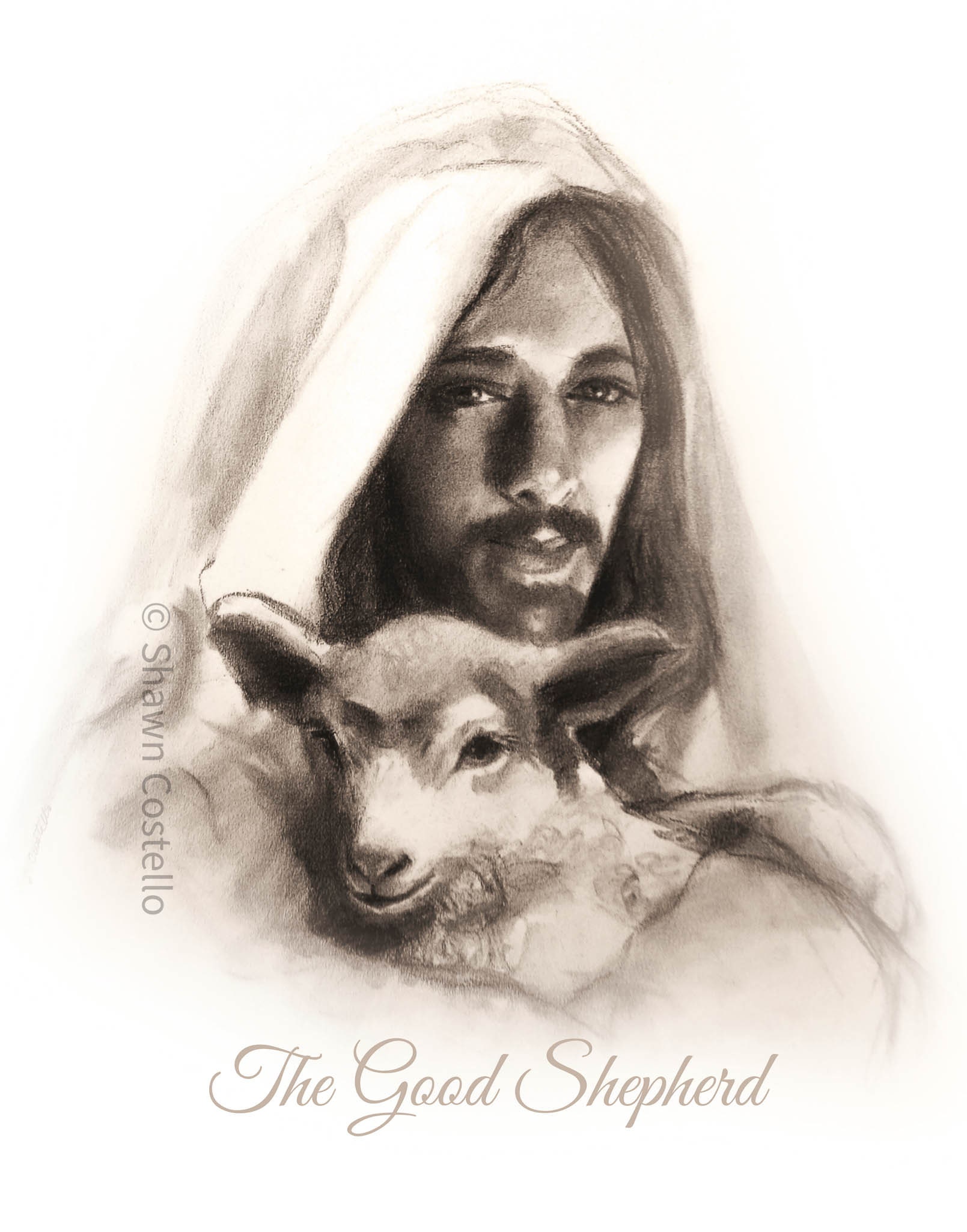 Jesus Shepherd Sketch