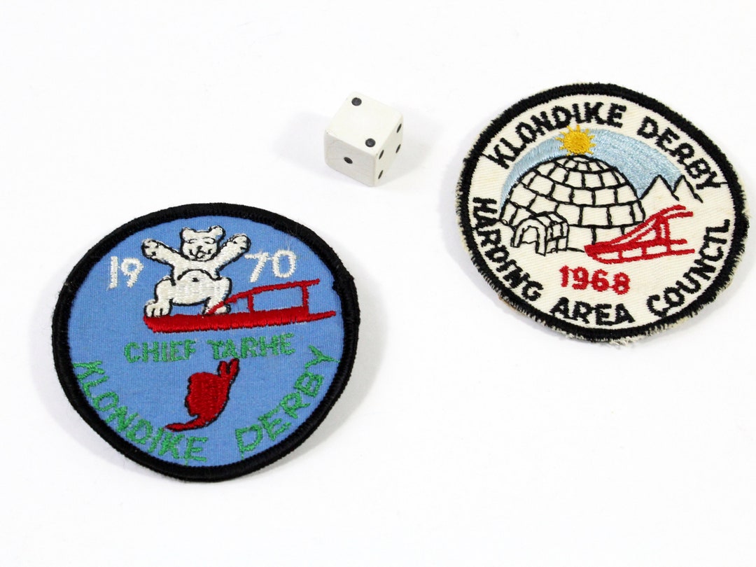 Two Vintage Ohio Klondike Derby Boy Scout Patches, Blue 1970 Chief ...