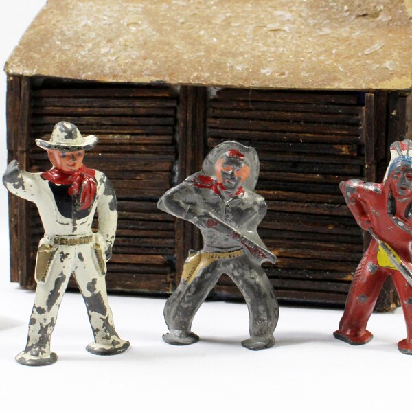 Vintage Lead Cowboy Toy - Etsy