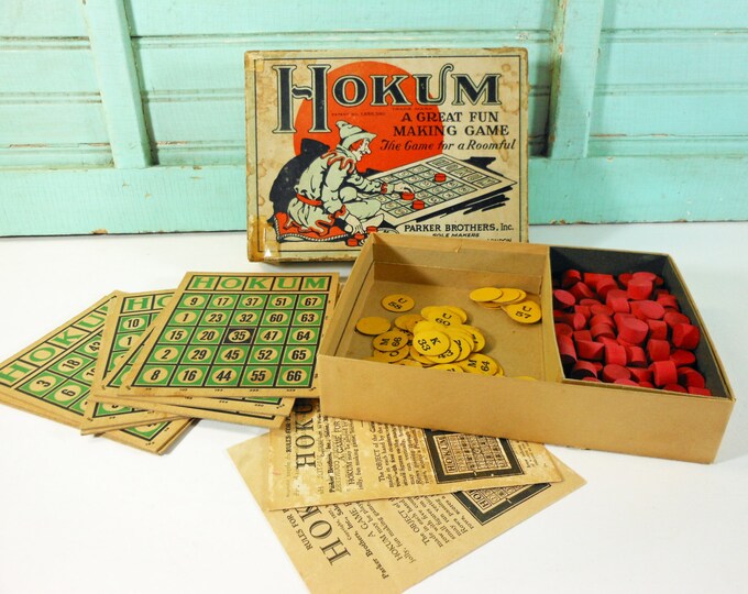 Vintage Hokum Game in Box Parker Brothers 1927 - Etsy
