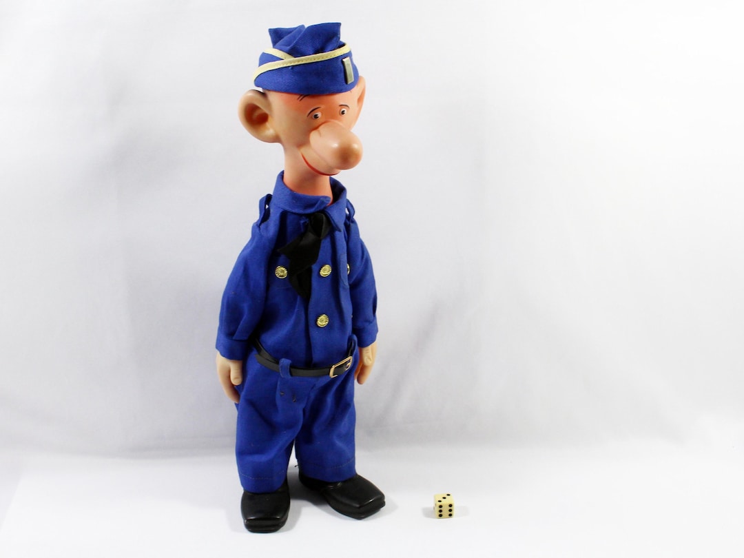 Vintage Sad Sack Doll in Air Force Uniform, Liberty Dolls Vinyl Soldier ...