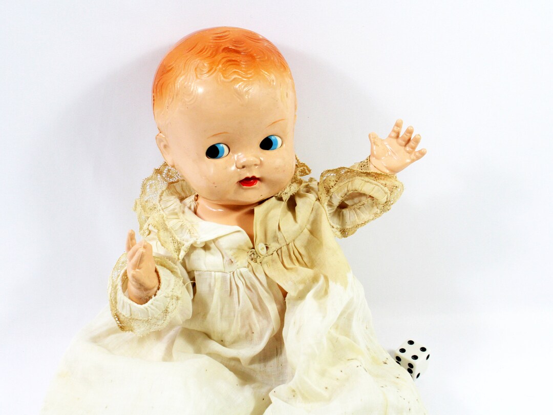 1950s Ideal Doll 11" Hard Plastic Boopsie Doll With Sleeping Eyes and ...