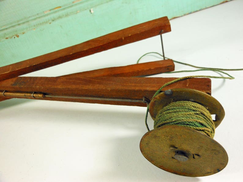 Vintage Ice Fishing Tip up With Never-fail Reel Wooden | Etsy