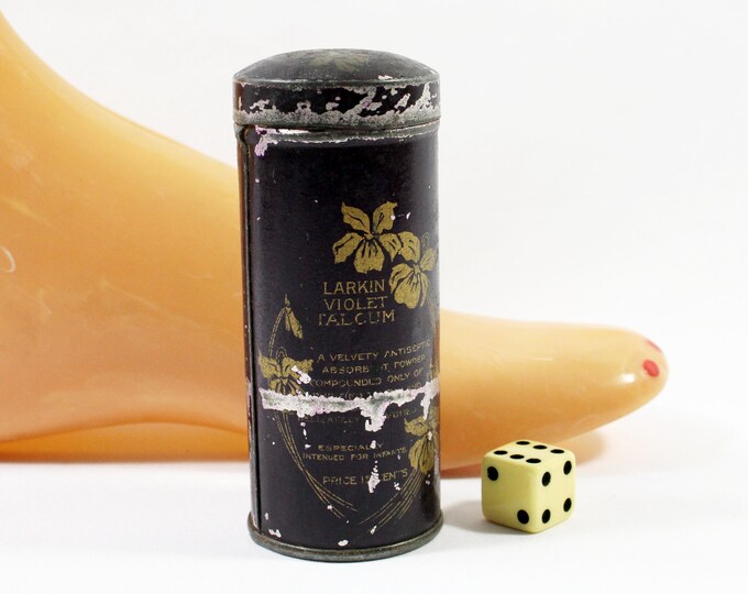 Antique Larkin Violet Talcum Powder Tin, "especially Intended for ...