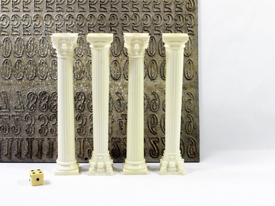 Four Vintage Wilton Cake Pillars, 7" Cake Decorating Columns Made in ...