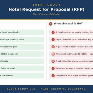 Hotel Request for Proposal (RFP) Template - Etsy Australia