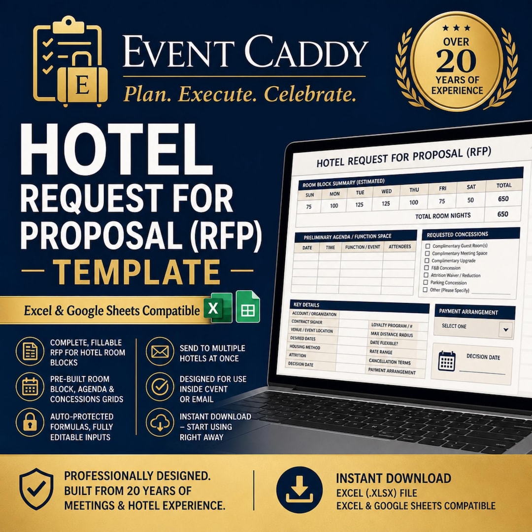 Hotel Request for Proposal (RFP) Template - Etsy Australia