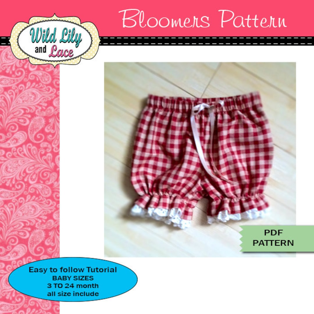 Baby Bloomer Pattern - Etsy