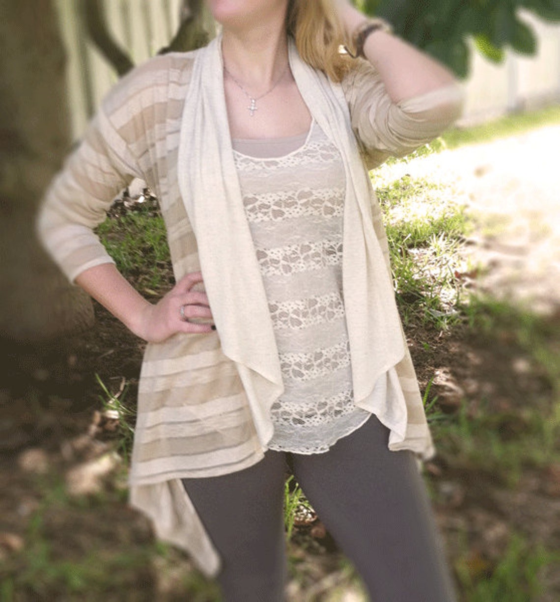 EASY SEWING PATTERN for Waterfall Cardigan - Etsy