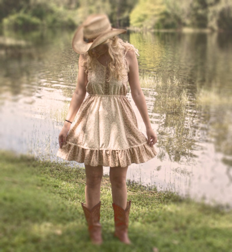 COUNTRY DRESS PATTERN - Etsy