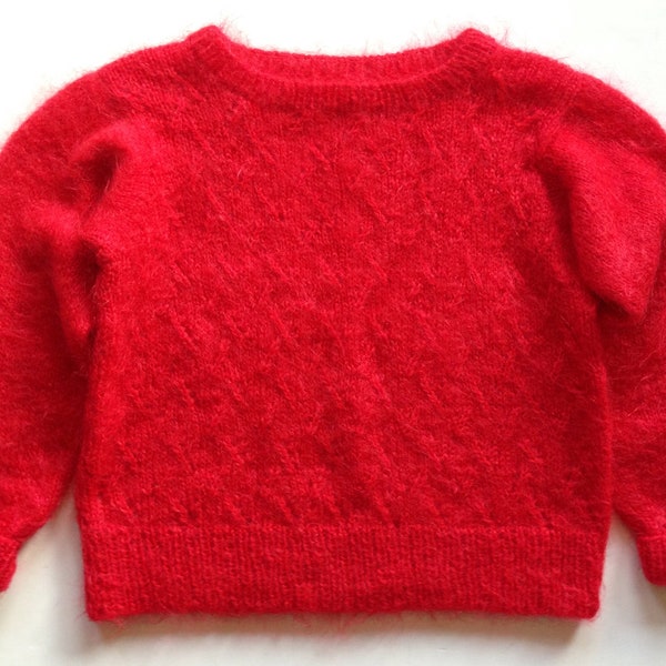 Tomato Red Sweater - Etsy