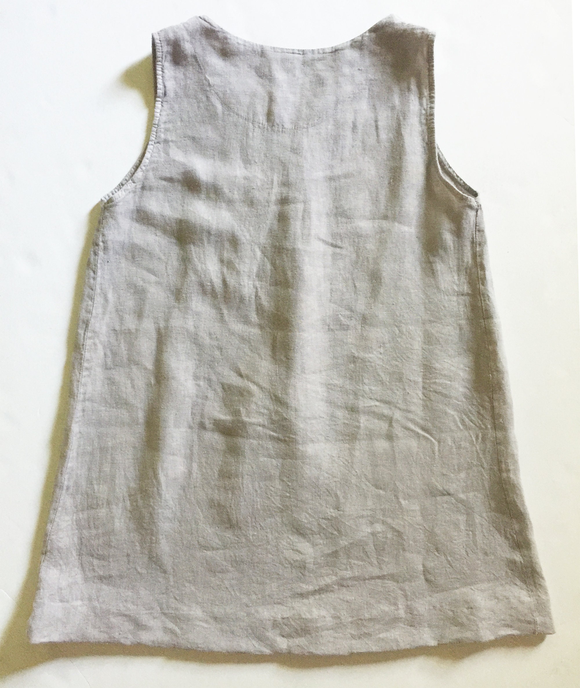Vintage Natural Washed Linen Shift Italy Minimalist - Etsy
