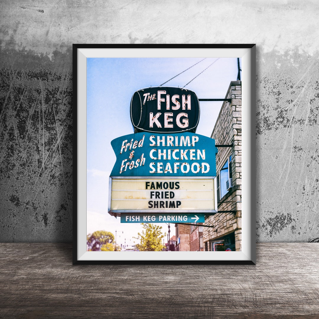 THE FISH KEG, Rogers Park, Chicago - Unframed Chicago Photography Print ...