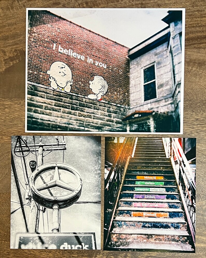 Chicago CTA Train Station Stairs CTA El Sign Chicago El | Etsy