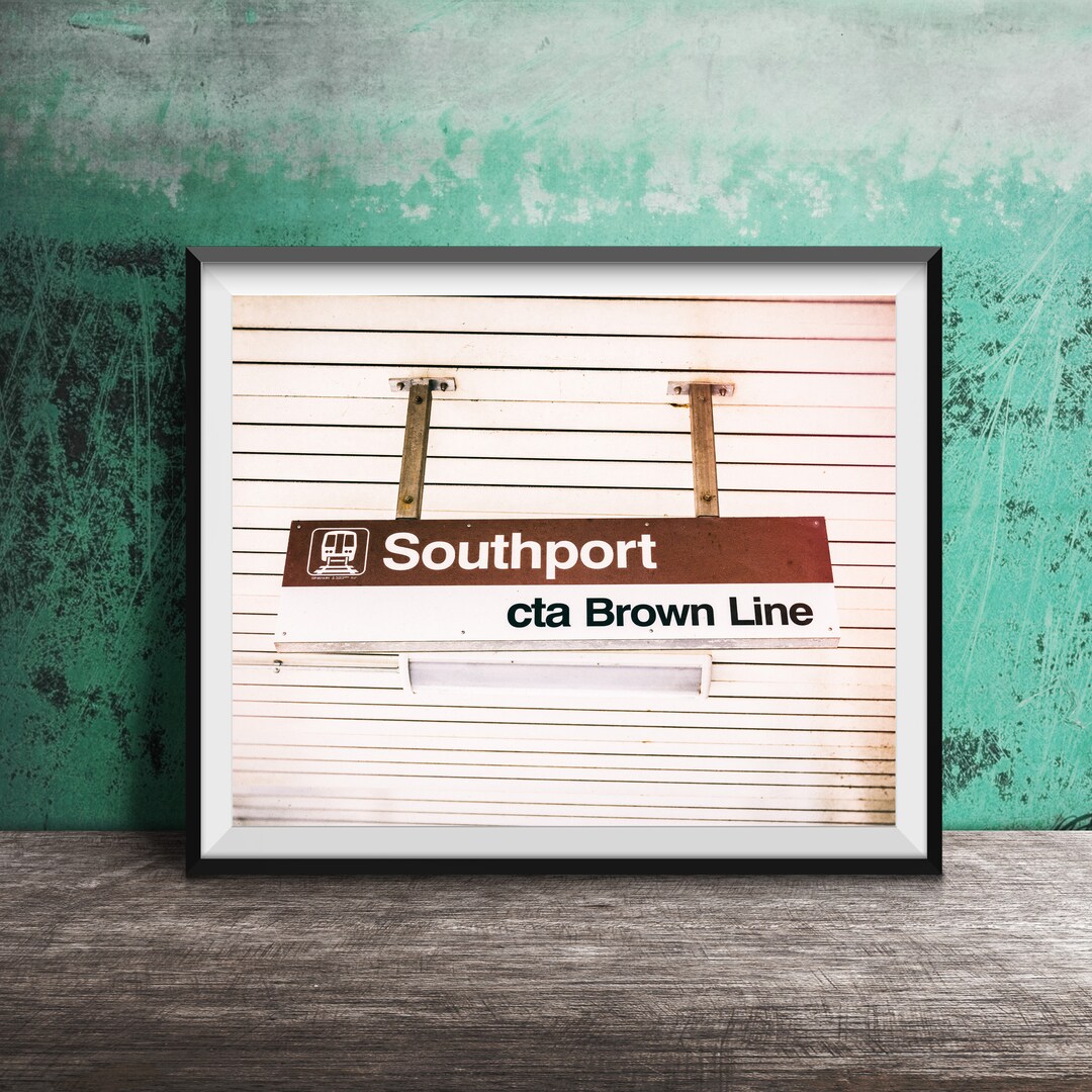 Chicago CTA Sign Photography - Chicago Decor - Unframed Wall Art Print ...
