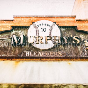 Murphys Bleachers Bar Sign Photo Print, Wrigley Field Bar - Chicago ...