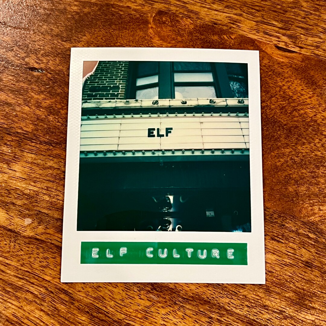 ELF Movie Marquee Limited Edition Original Polaroid Instant Film Print ...