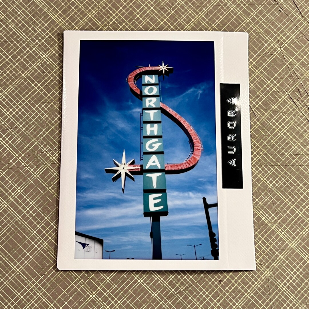 NORTHGATE, AURORA, IL Limited Edition Original Instant Film Photo 1/1 ...