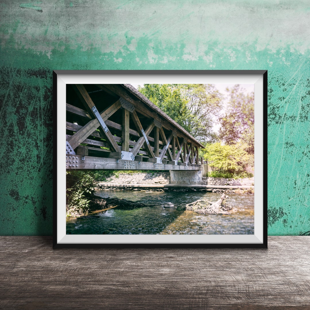 COVERED BRIDGE - Unframed Chicagoland Photography Print - Naperville ...