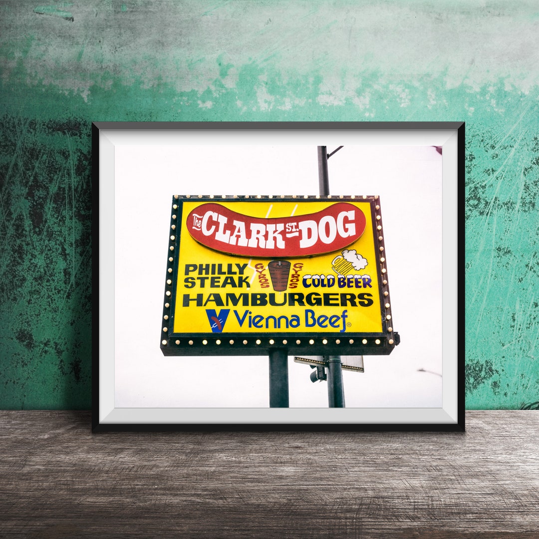 CLARK DOG - Chicago Photography Print - Unframed Wall Art Print ...