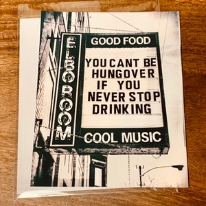 Elbo Room, Chicago Photography Art Print - Unframed Neon Sign Photo ...