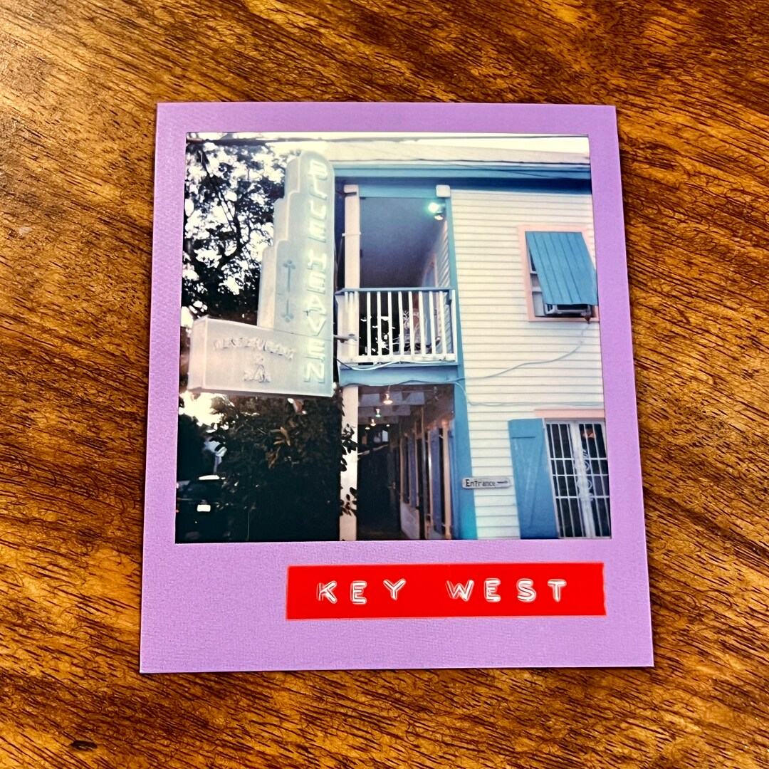 BLUE HEAVEN Limited Edition Original Polaroid Instant Film Print 1/1 ...