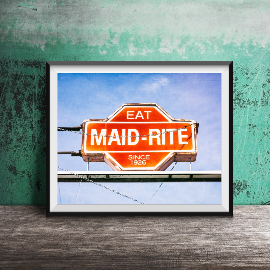 MAID-RITE DINER, Cedar Rapids - Unframed Photography Print - Restaurant ...