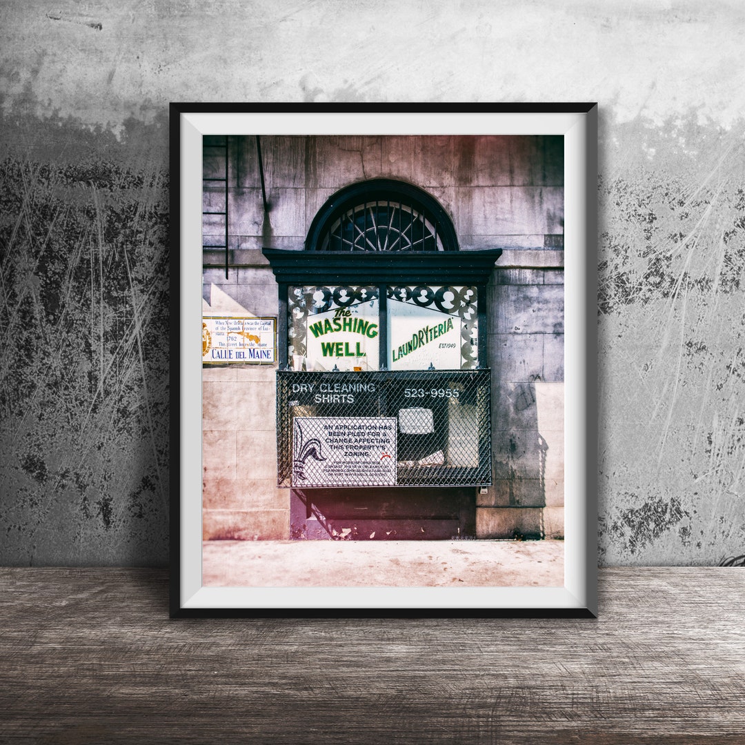 WASHING WELL LAUNDROMAT - Laundry Room Decor - Unframed Photography ...