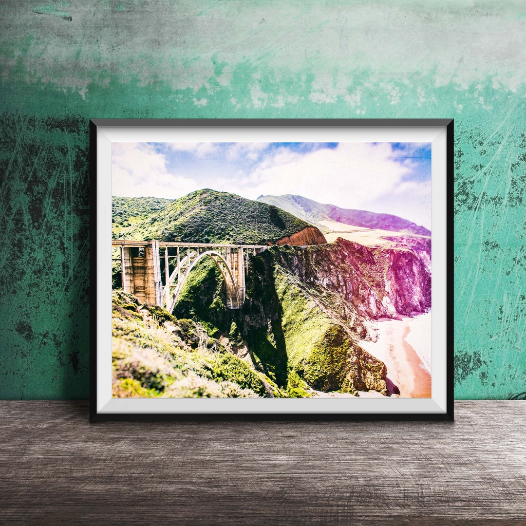 BIG SUR BRIDGE - Unframed Photography Print - Bixby Bridge, California ...