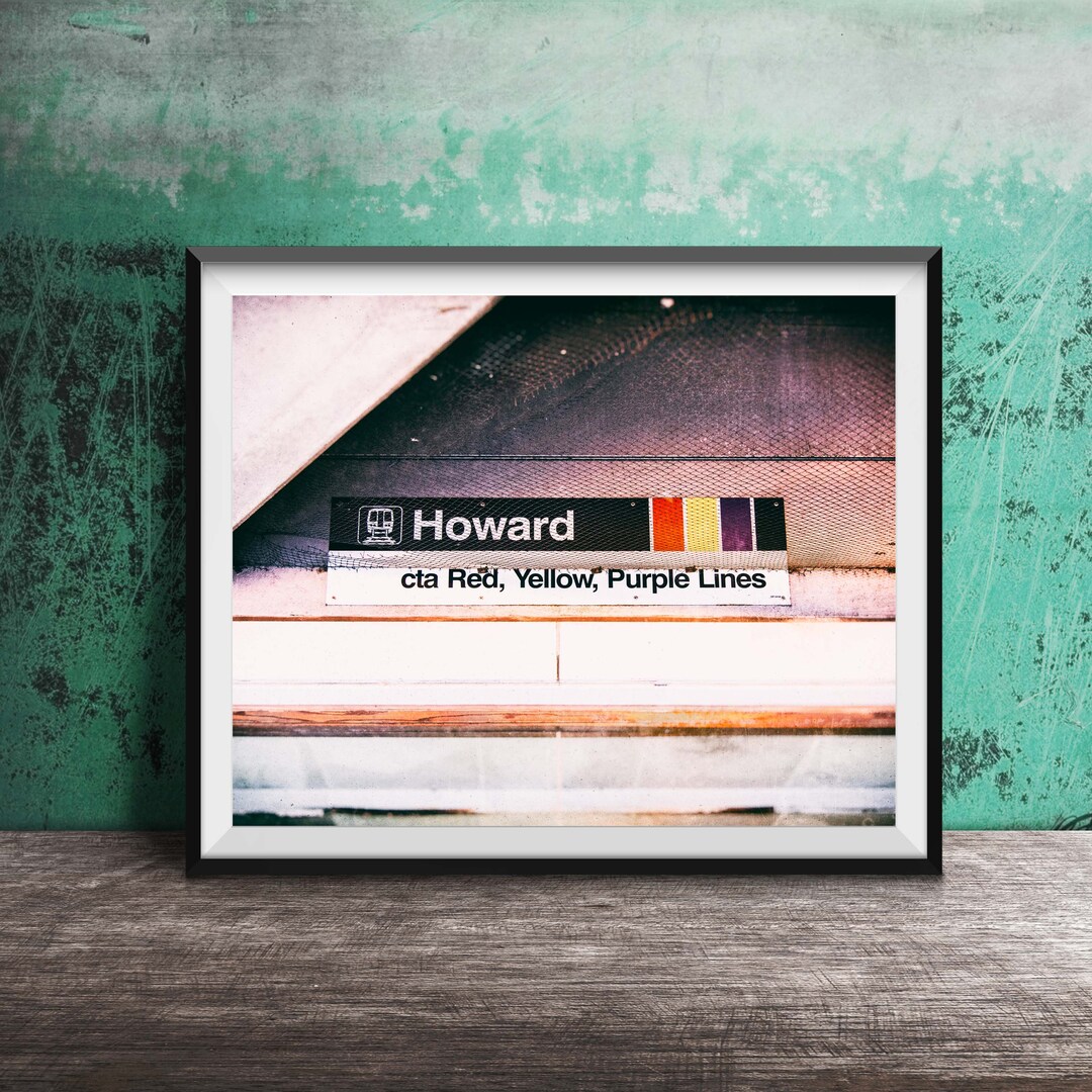 Chicago Red Line CTA Station Sign Photography - Chicago Decor ...